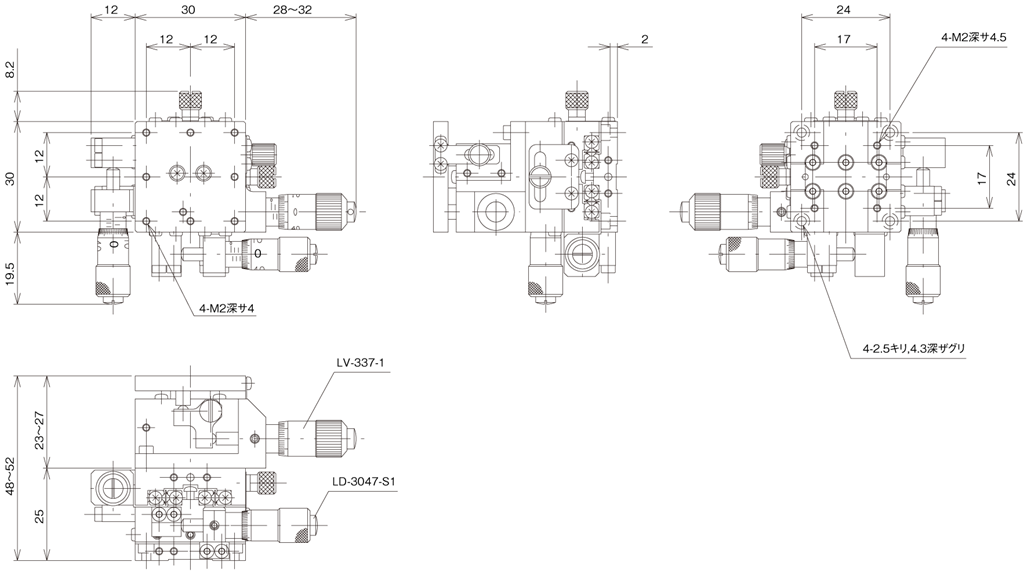 XYZ Stages -CHUO PRECISION INDUSTRIAL CO.,LTD.-
